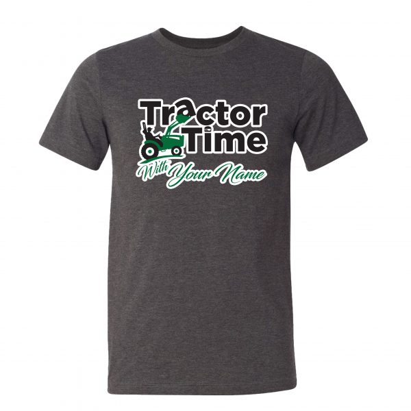 Custom Name Tractor Time Short Sleeve Unisex T-Shirt - Tractor Time ...