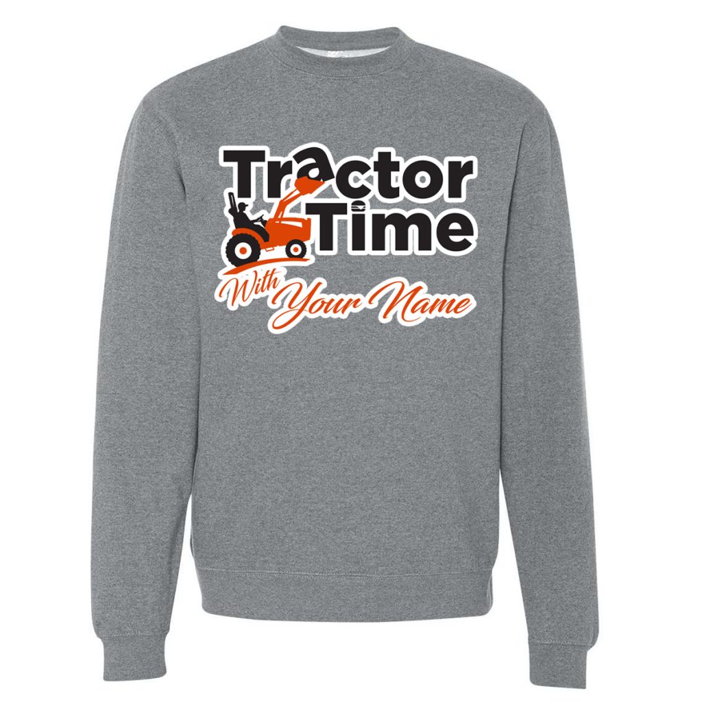 Custom Name TTWT Crewneck Sweatshirt - Tractor Time With Tim