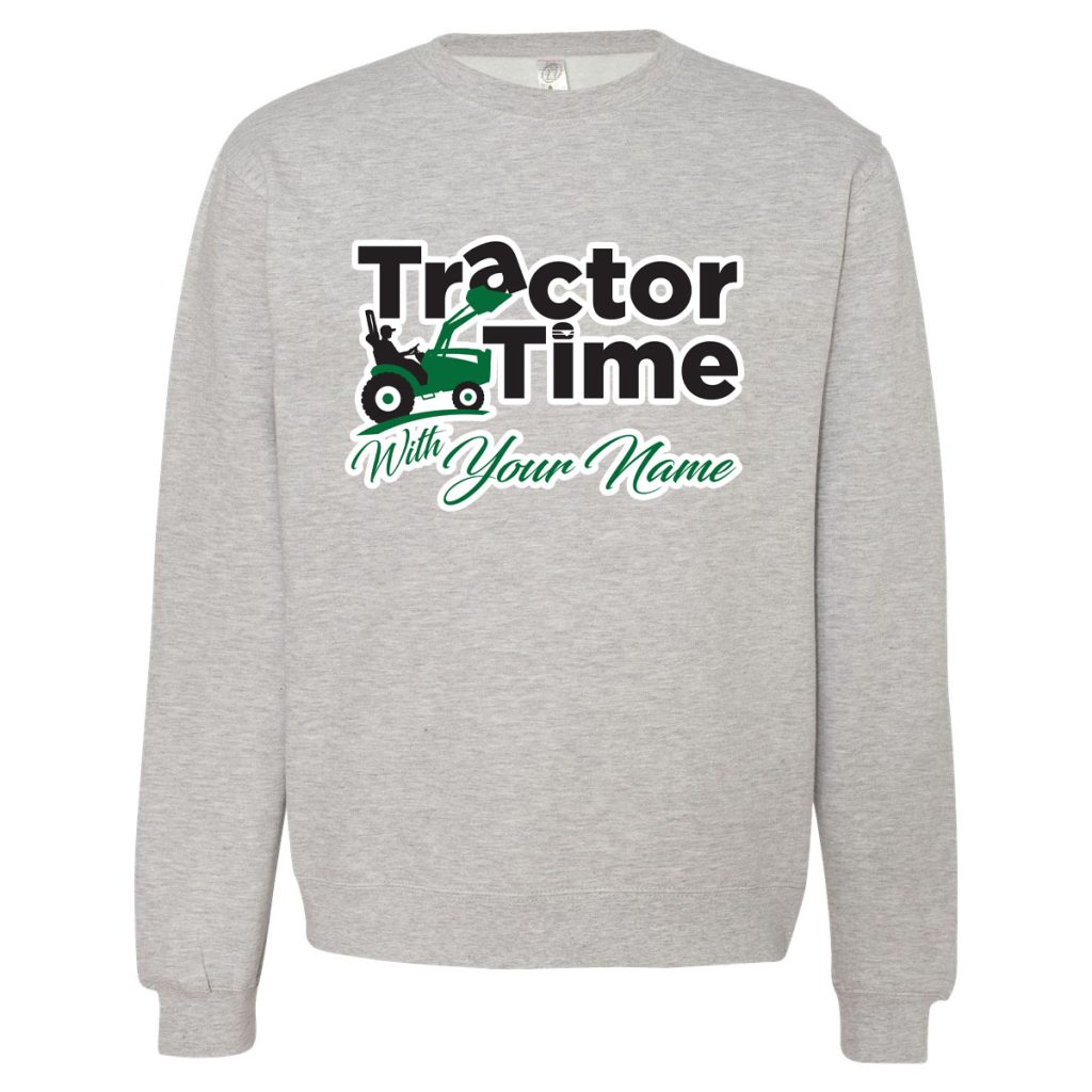 Custom Name TTWT Crewneck Sweatshirt - Tractor Time With Tim