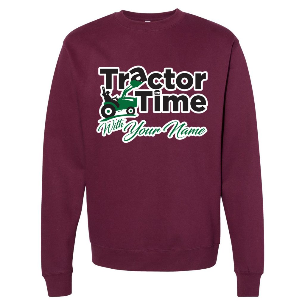 Custom Name TTWT Crewneck Sweatshirt - Tractor Time With Tim