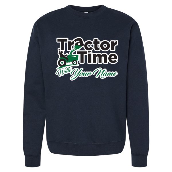 Custom Name TTWT Crewneck Sweatshirt - Tractor Time With Tim