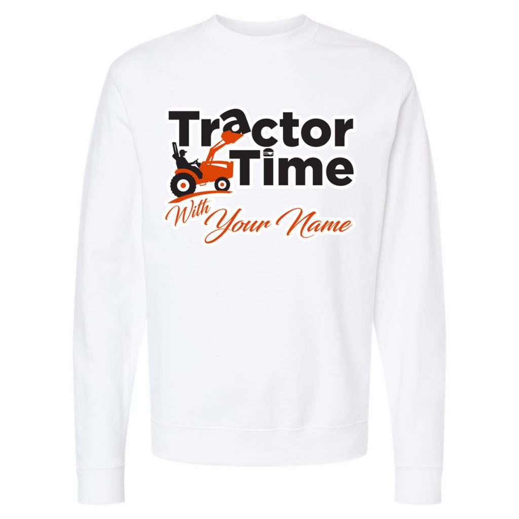 Custom Name TTWT Crewneck Sweatshirt - Tractor Time With Tim