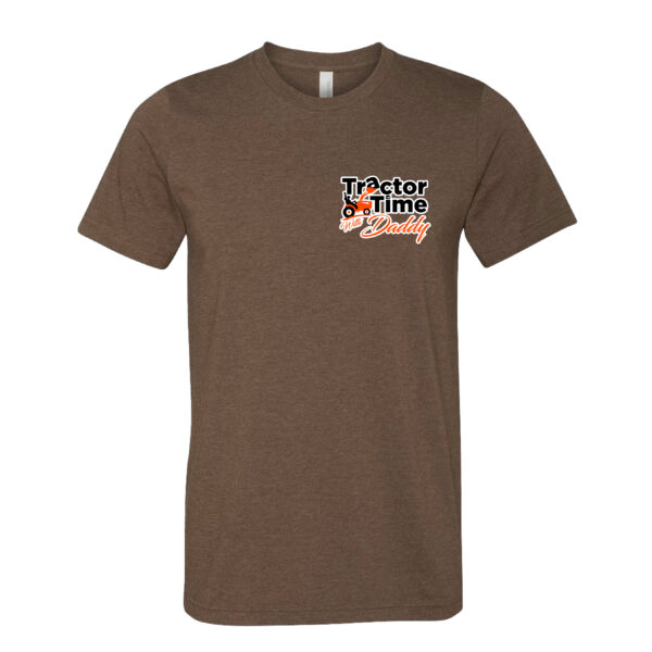 Custom Name Chest Logo Tractor Time T-Shirt - Tractor Time With Tim